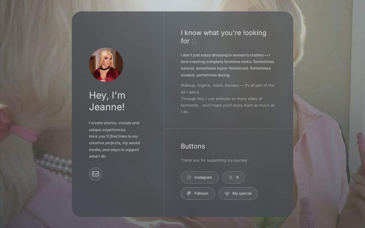 Jeanne Pink | CD/TV model